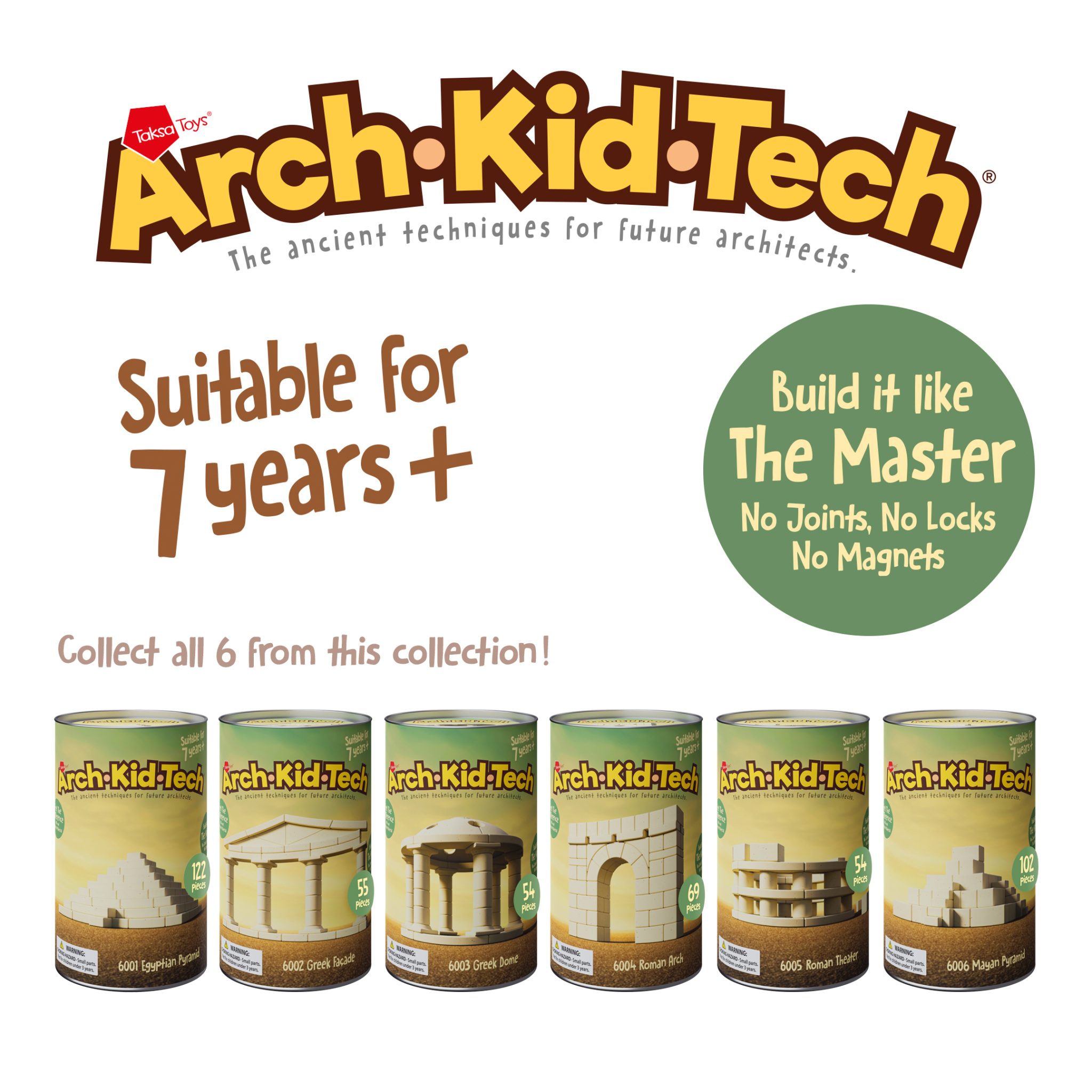 TaksaToys Arch•Kid•Tech® Egyptian Pyramid - TaksaToys Store